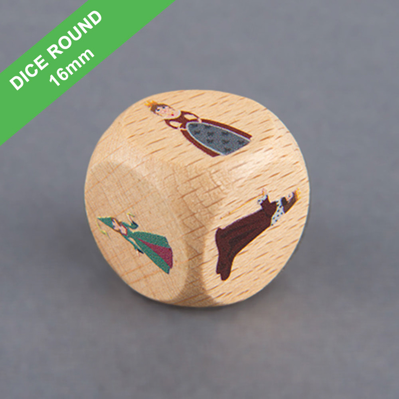 Custom D6 16mm Wooden Dice