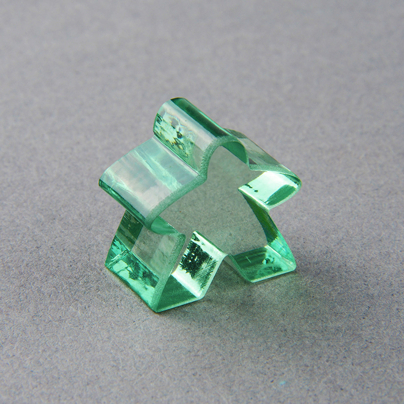 Acrylic Meeple 12x12x10mm Green