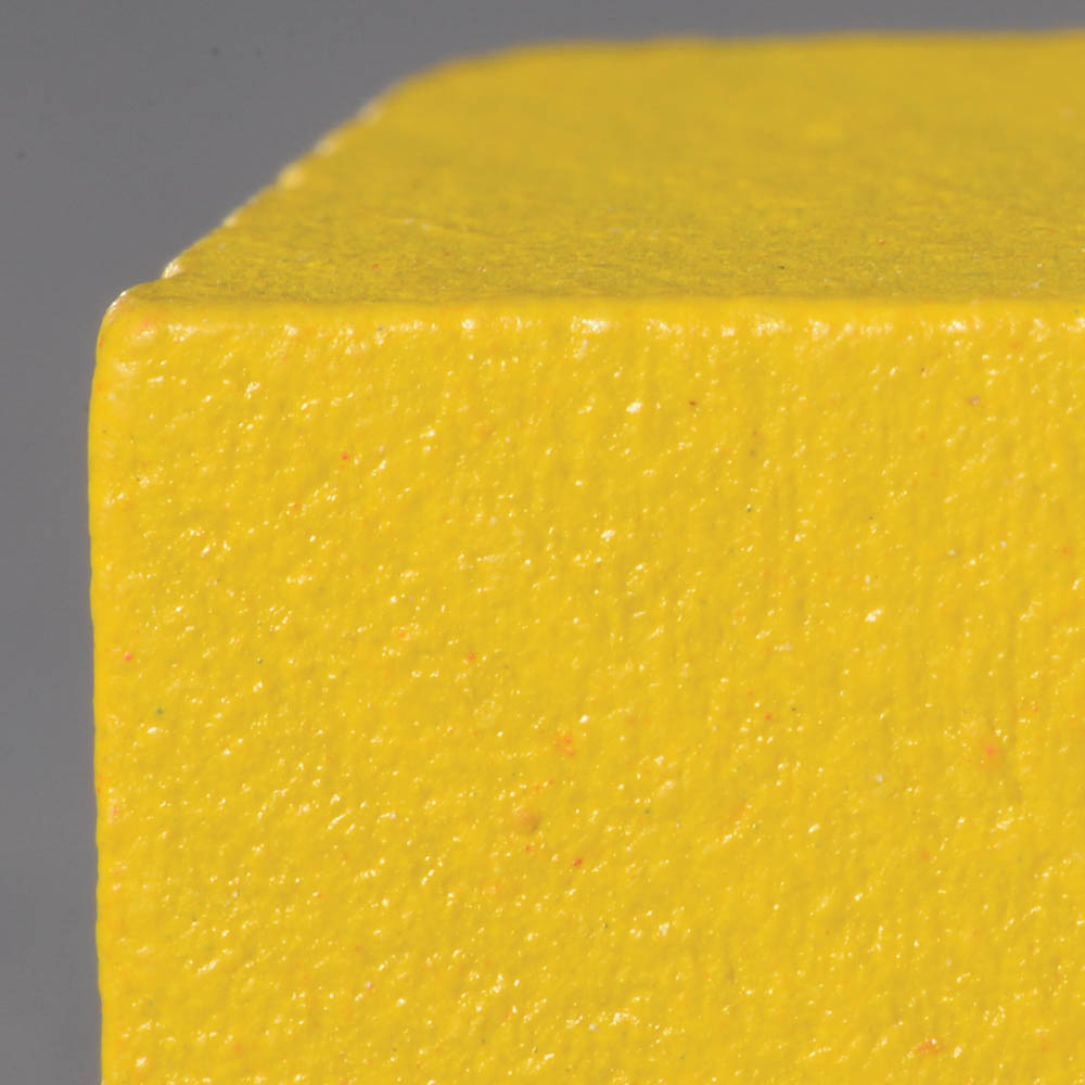 8mm Wooden Cube Yellow