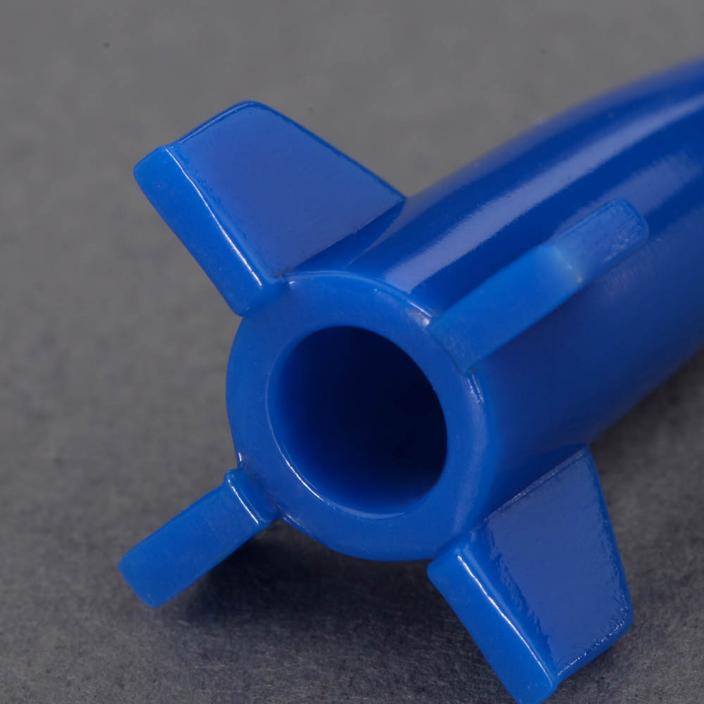 25X12mm Rocket Shape Plastic Pawn Baby Blue