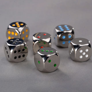 Red Metal Dice