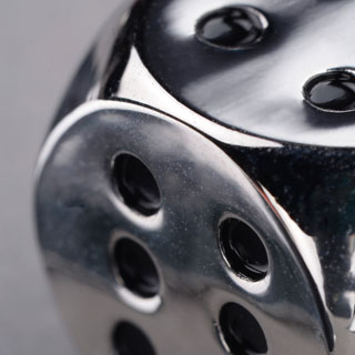 Metal Dice Black