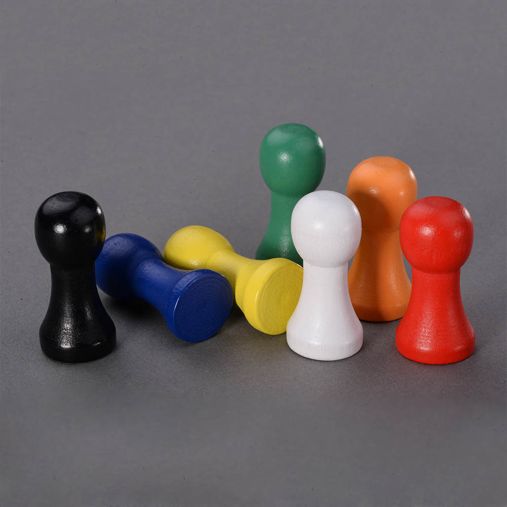 Large Headed Wooden Pawn