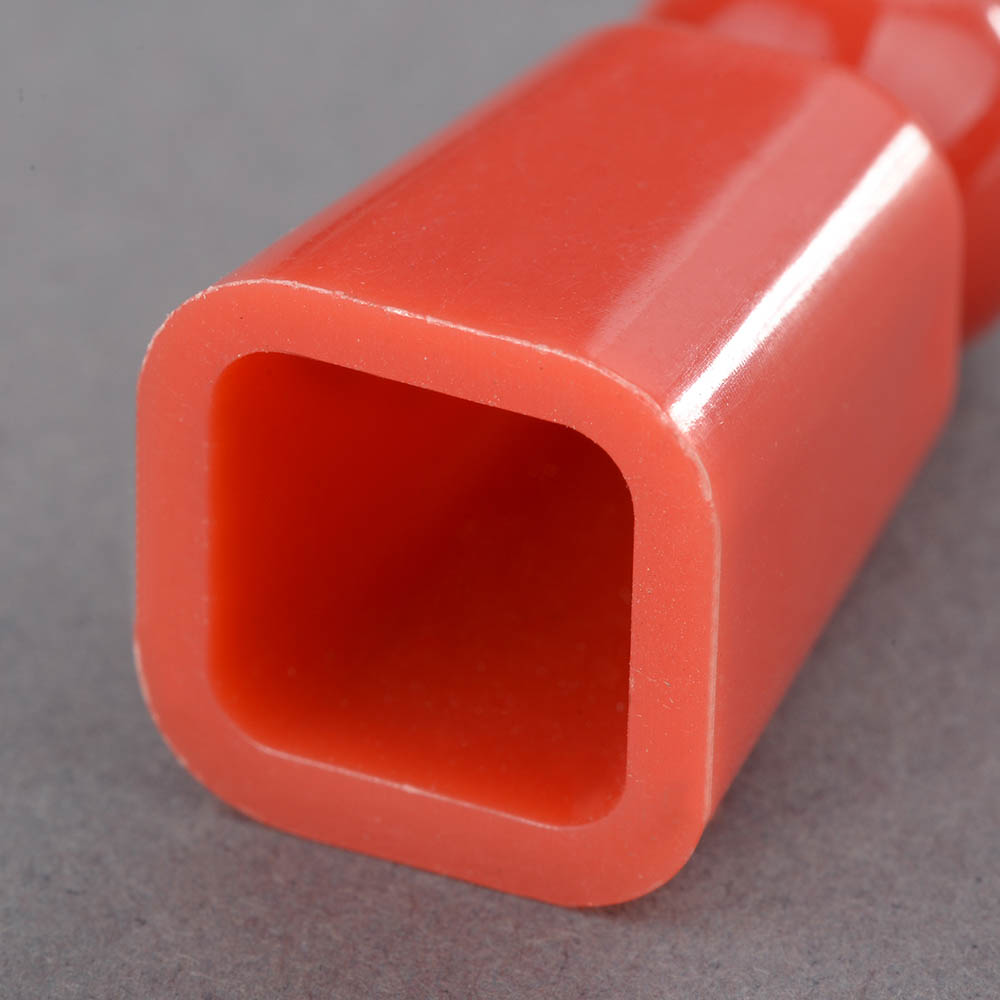 Round Head &Square Bottom Plastic Pawn Red