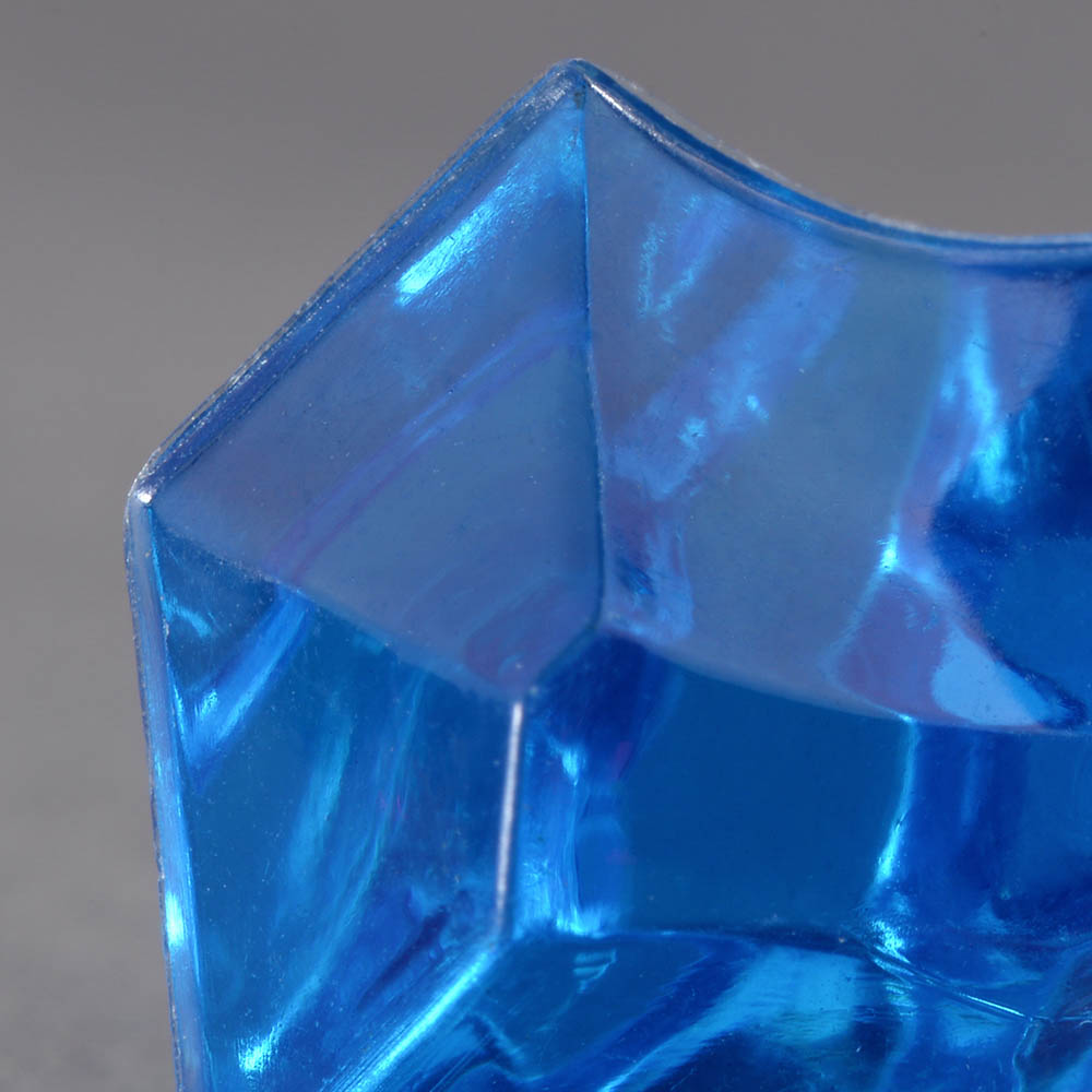 14mm Plastic Crystal Plastic Pawn Blue