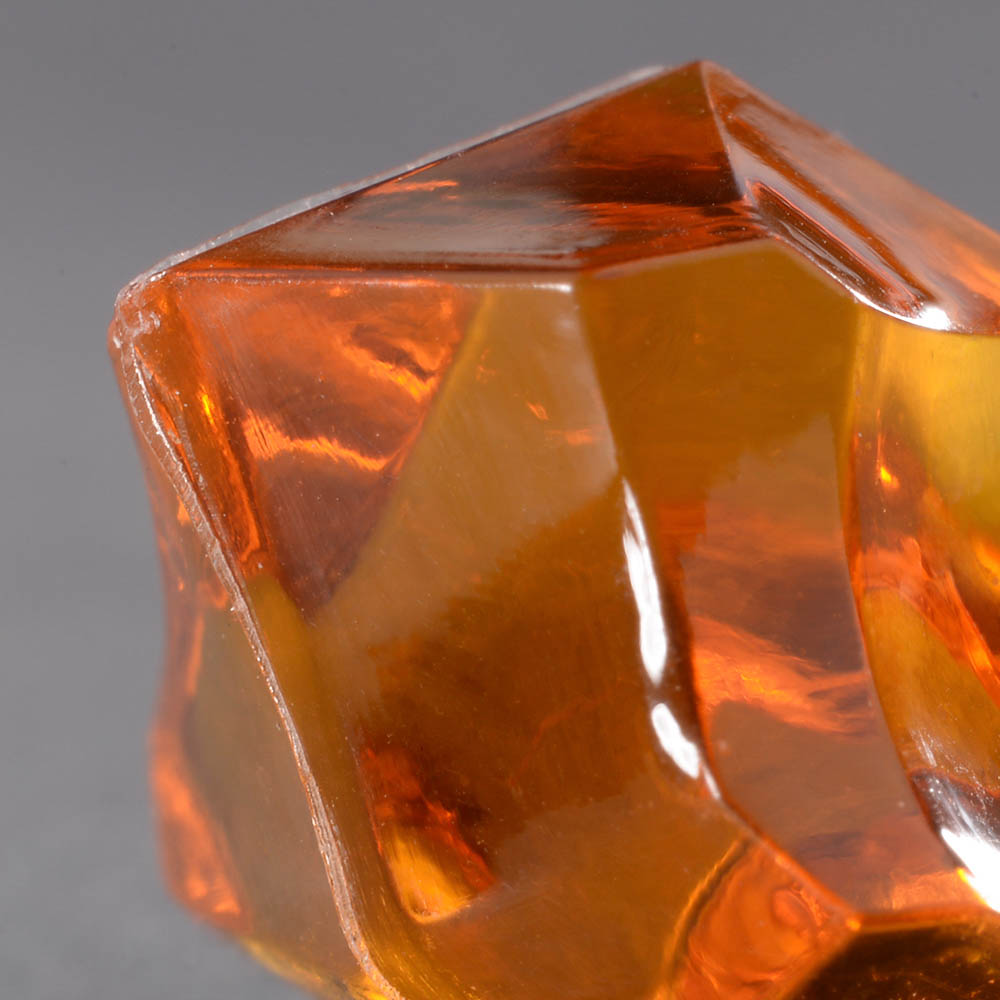 14mm Plastic Crystal Plastic Pawn Orange