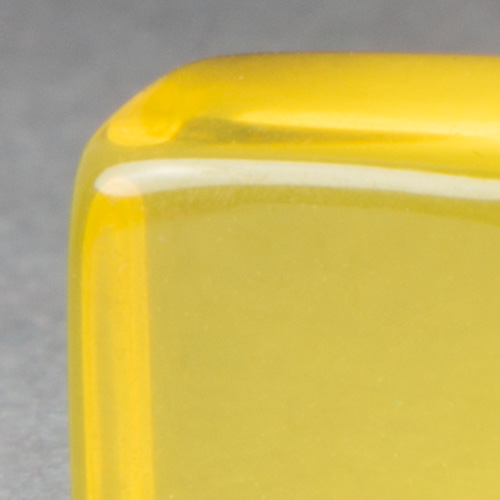 Plastic Cube Yellow 10mm