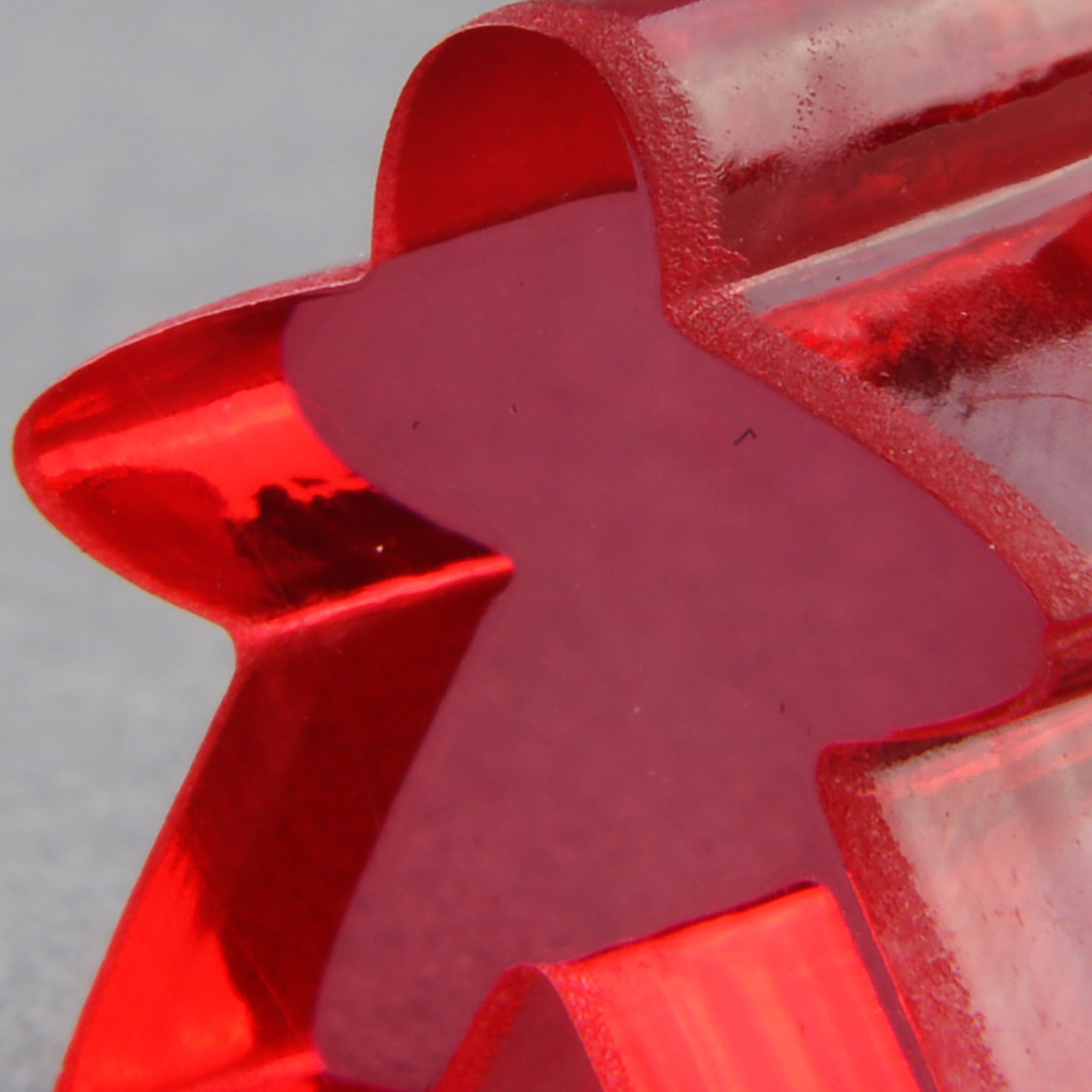Acrylic Meeple 12x12x10mm Red