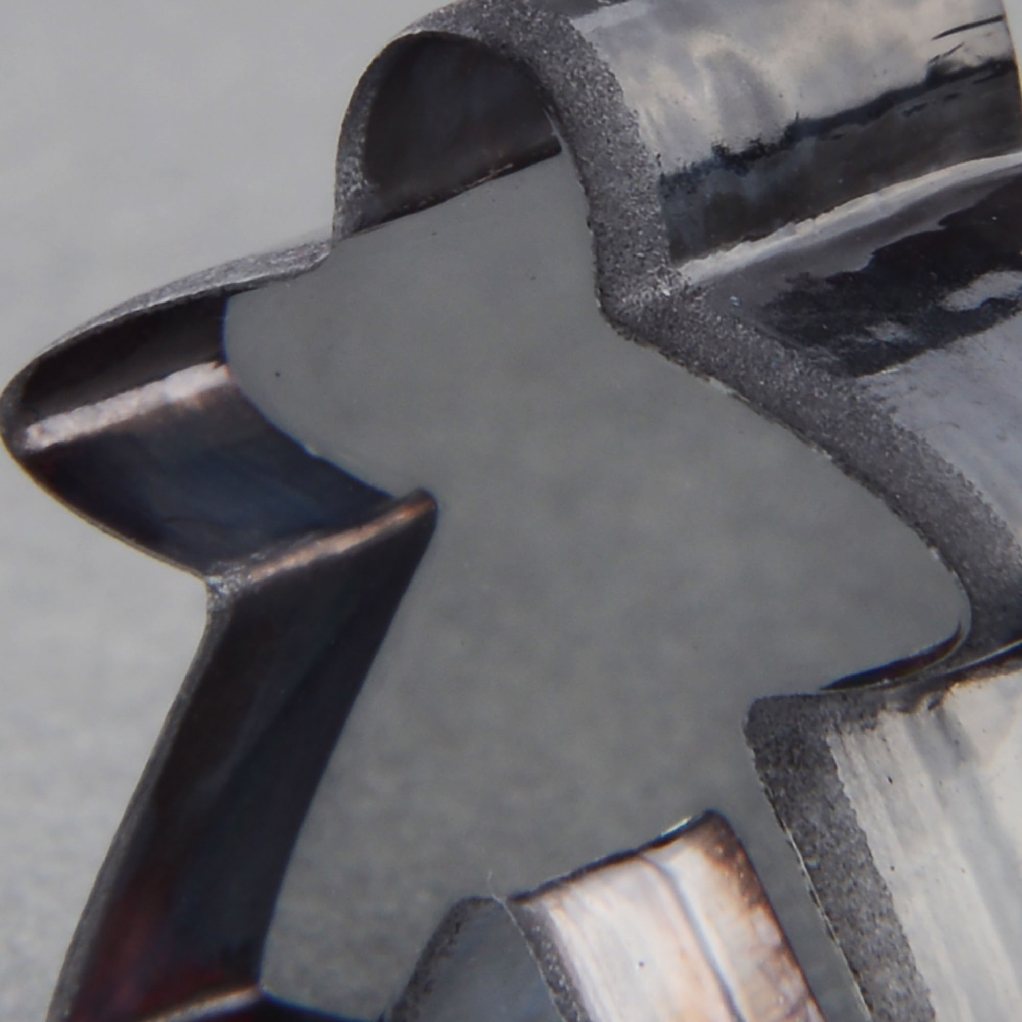 Acrylic Meeple 12x12x10mm Black