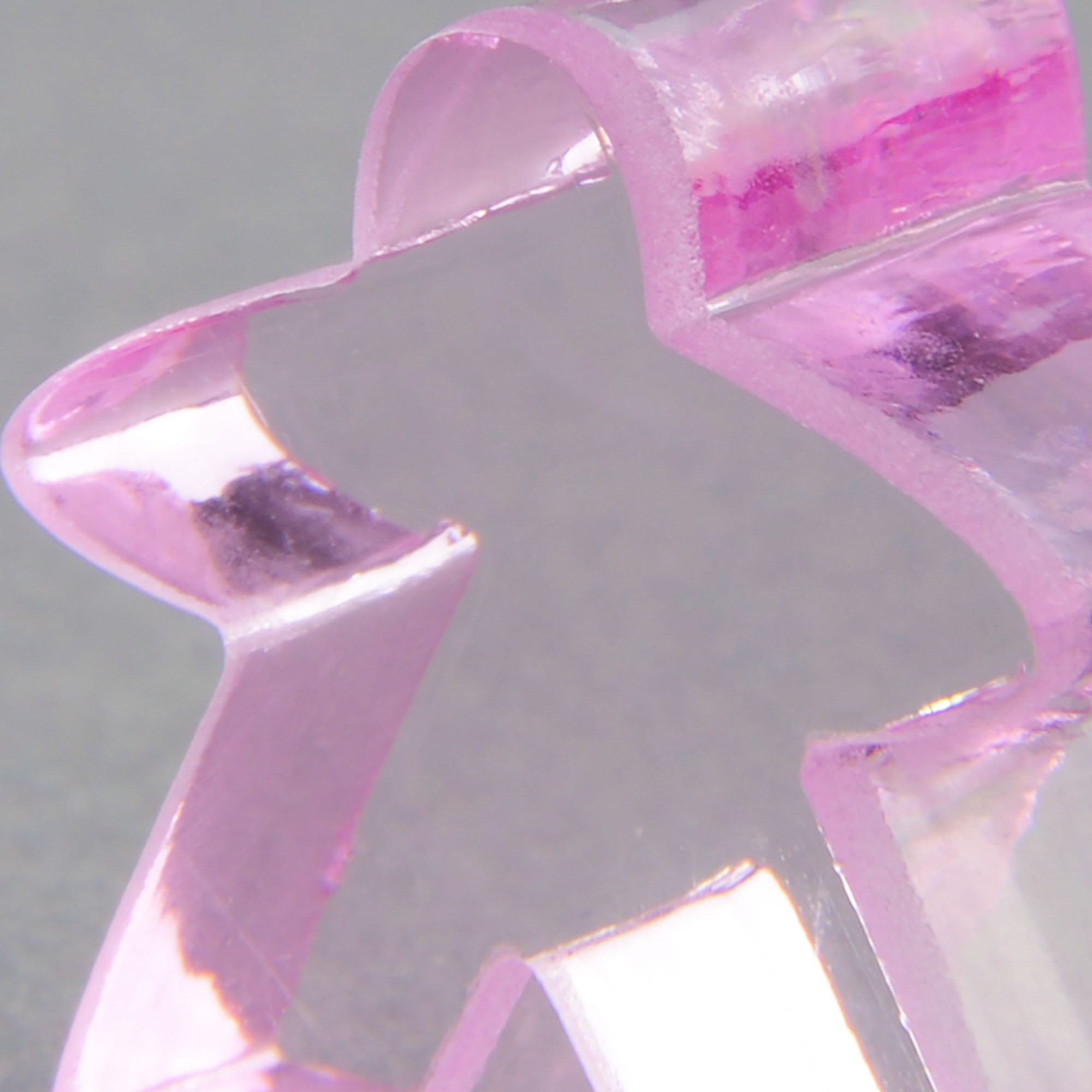 Acrylic Meeple 12x12x10mm Pink