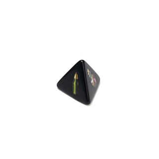 D4 Polyhedral Black Dice