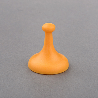 Large Solid Plastic Pawn Orange