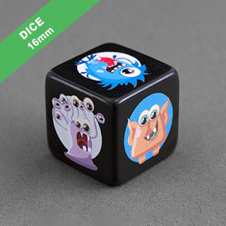 Custom Dice Straight Edge 16mm