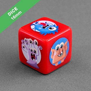 Custom Dice Straight Edge 16mm