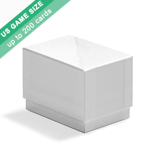 Plain Rigid Box For 200 US Game Size Cards