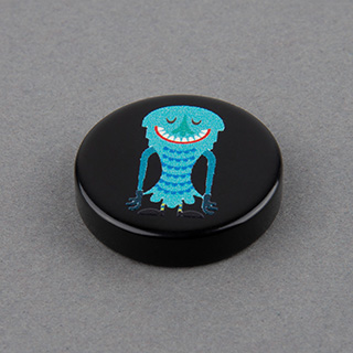 Custom Game Tokens Black 27mm x 6mm black