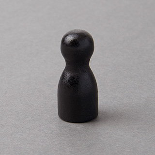Small Headed Wooden Pawn