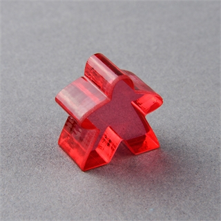 Acrylic Meeple 12x12x10mm Red