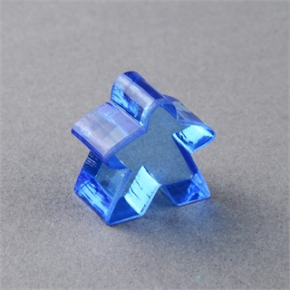 Acrylic Meeple 12x12x10mm Blue